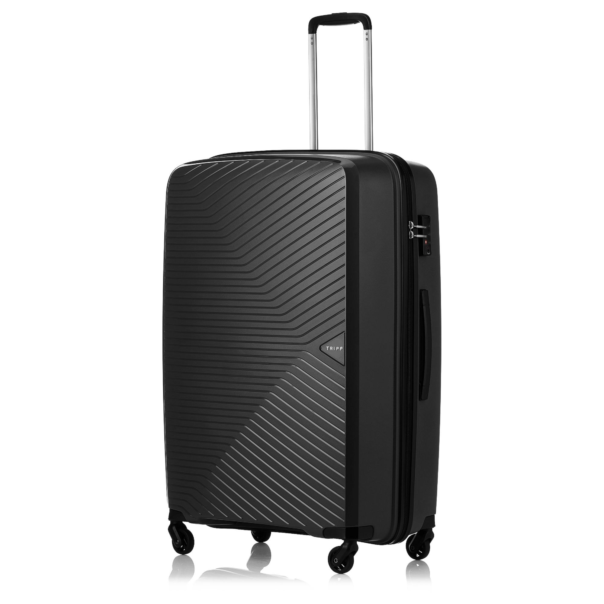 Tripp Chic Black Large Suitcase - Tripp Ltd