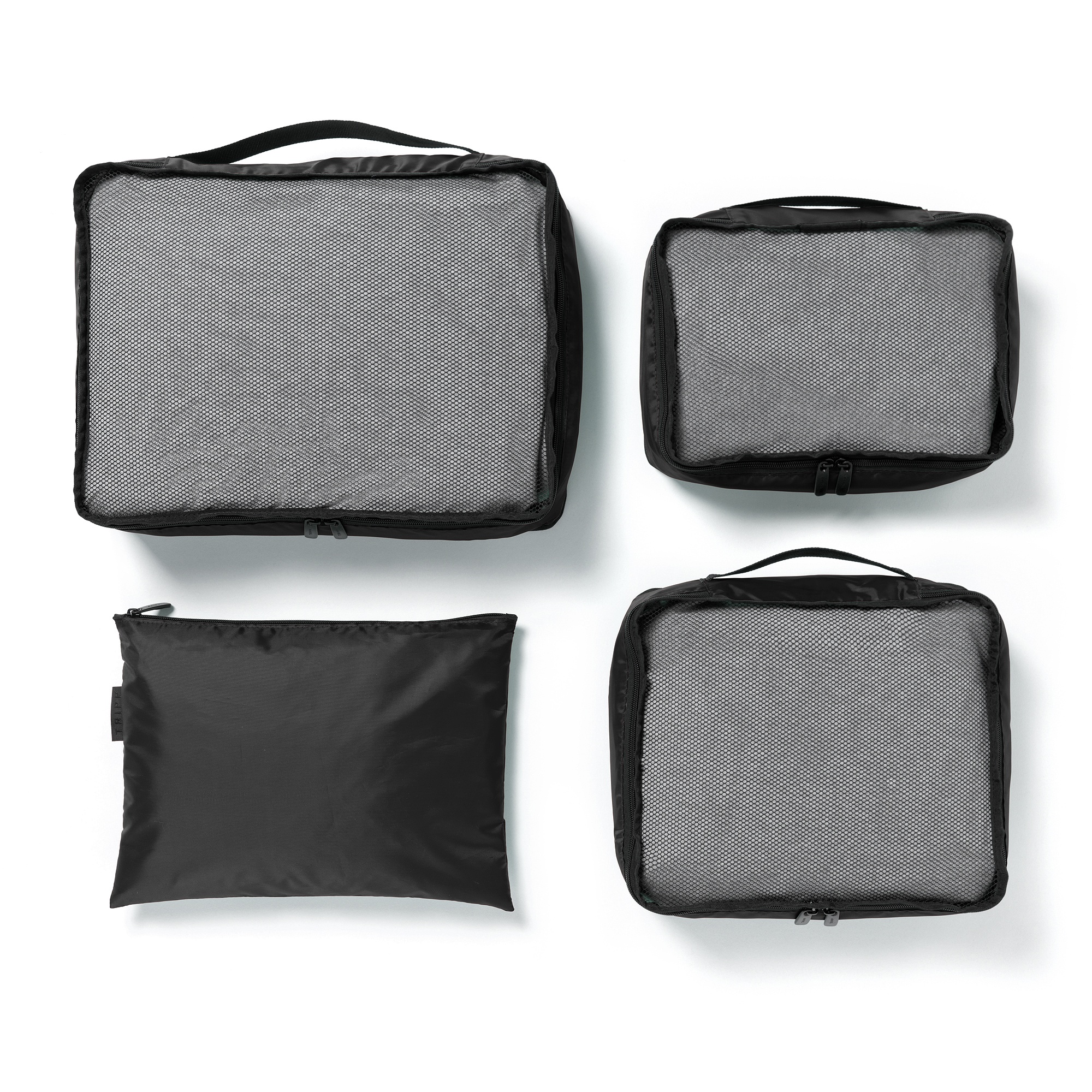 Tripp Charcoal Packing Cubes (Set Of 3)