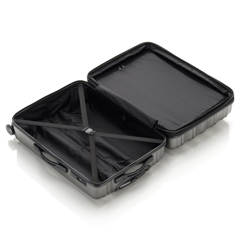 Tripp Retro Pewter Medium Expandable Suitcase